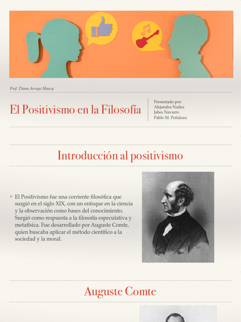 El Positivismo en La Filosofia - P211 | PDF | Positivismo | Conocimiento