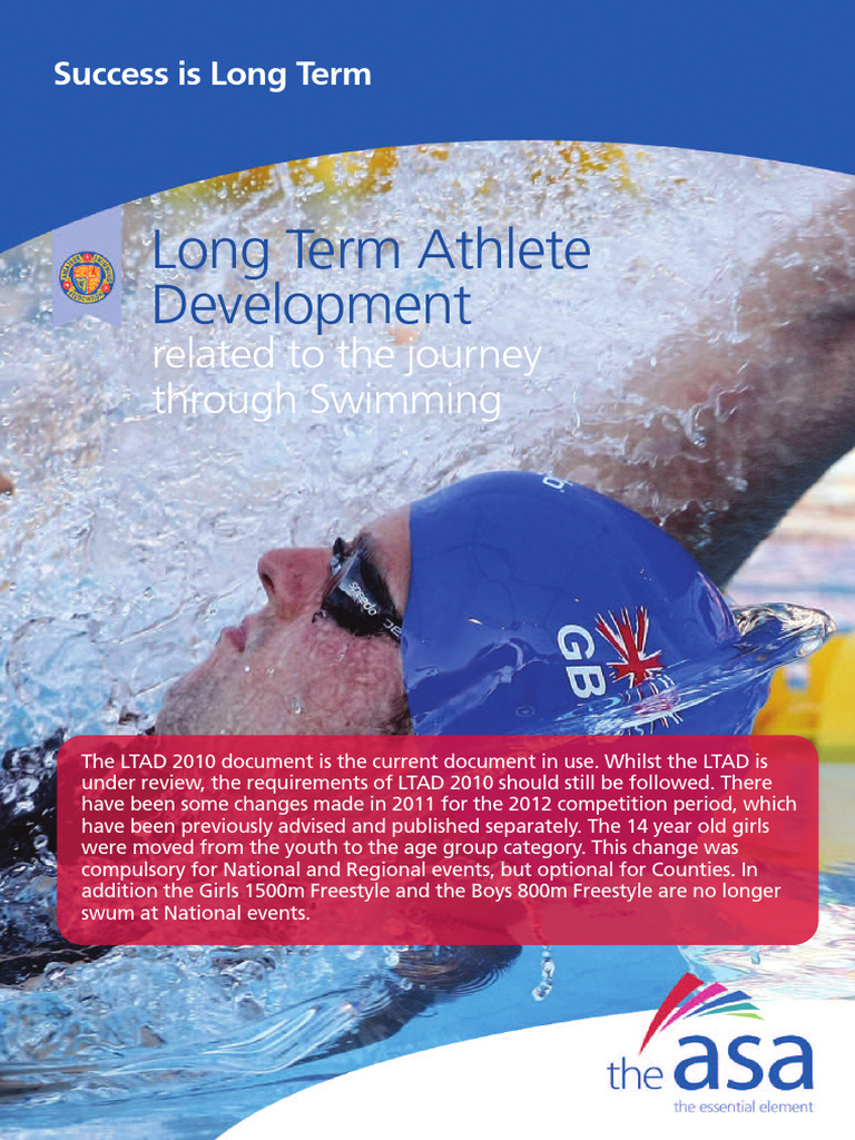 ASA Long Term Athlete Development | PDF | Swimming | Aerobic Exercise