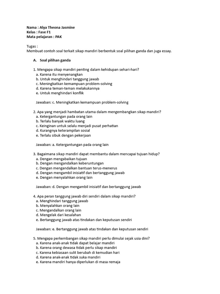 Alya Theona Jasmine | PDF