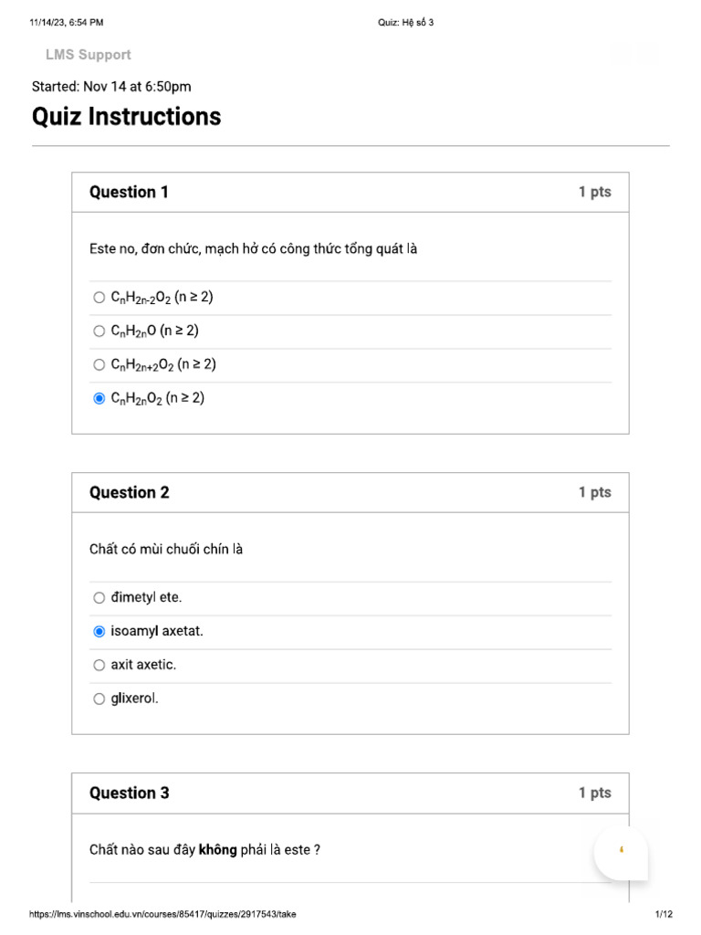 Hóa HS3 FINAL 30 - 30 | PDF