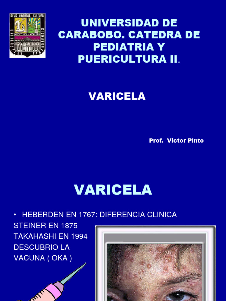 Varicela | PDF | Enfermedades virales | Ciencias de la Salud