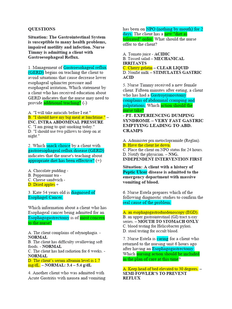 Recalls 5 NP4 1 | PDF | Gastroesophageal Reflux Disease | Cancer