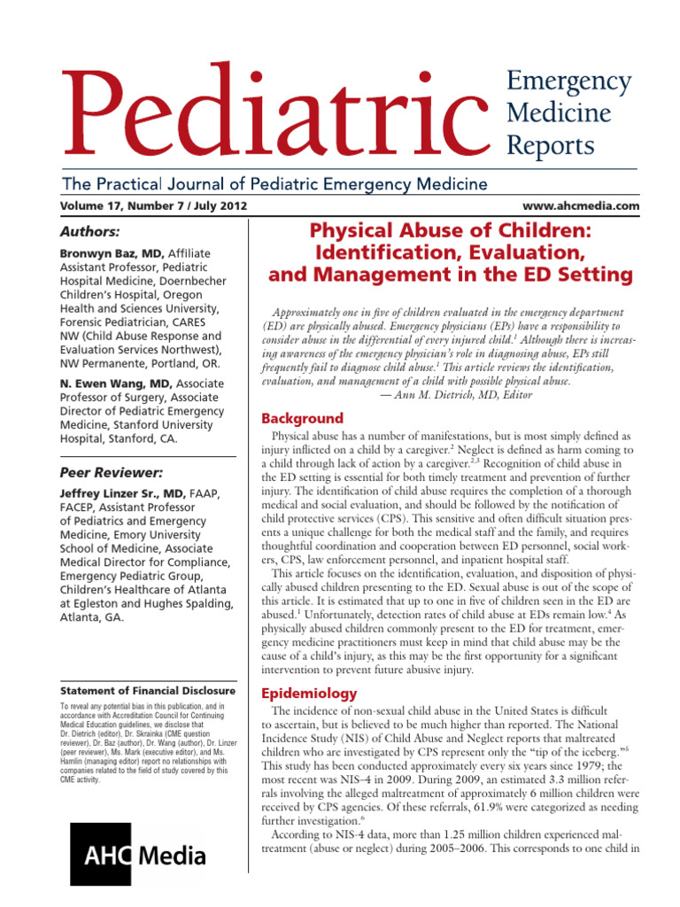 Physical Abuse Review 2012 in Pe Reports | PDF | Child Abuse ...