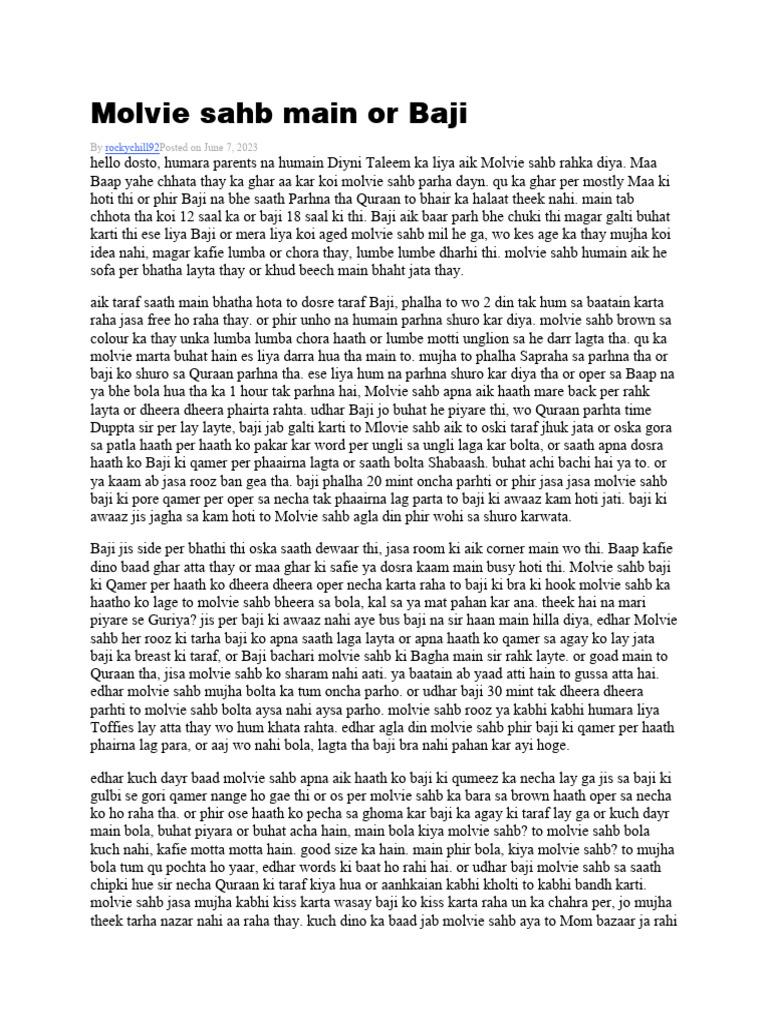 Molvie Sahb Main or Baji | PDF | Self-Improvement