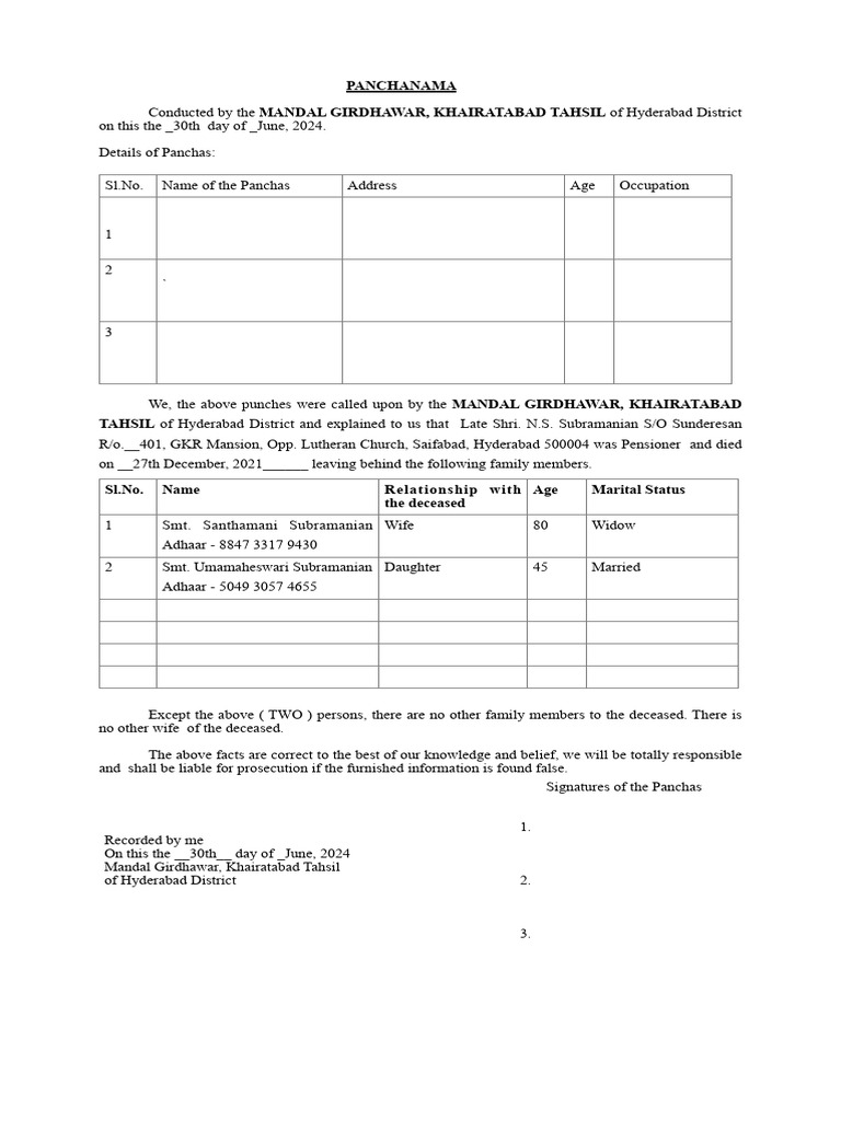 MRO Office Declaration | PDF | Religion & Spirituality