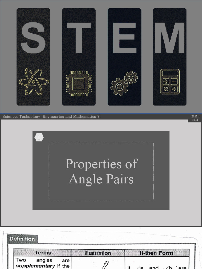 24 Properties of Angle Pairs | PDF | Graph Theory | Mathematical Relations