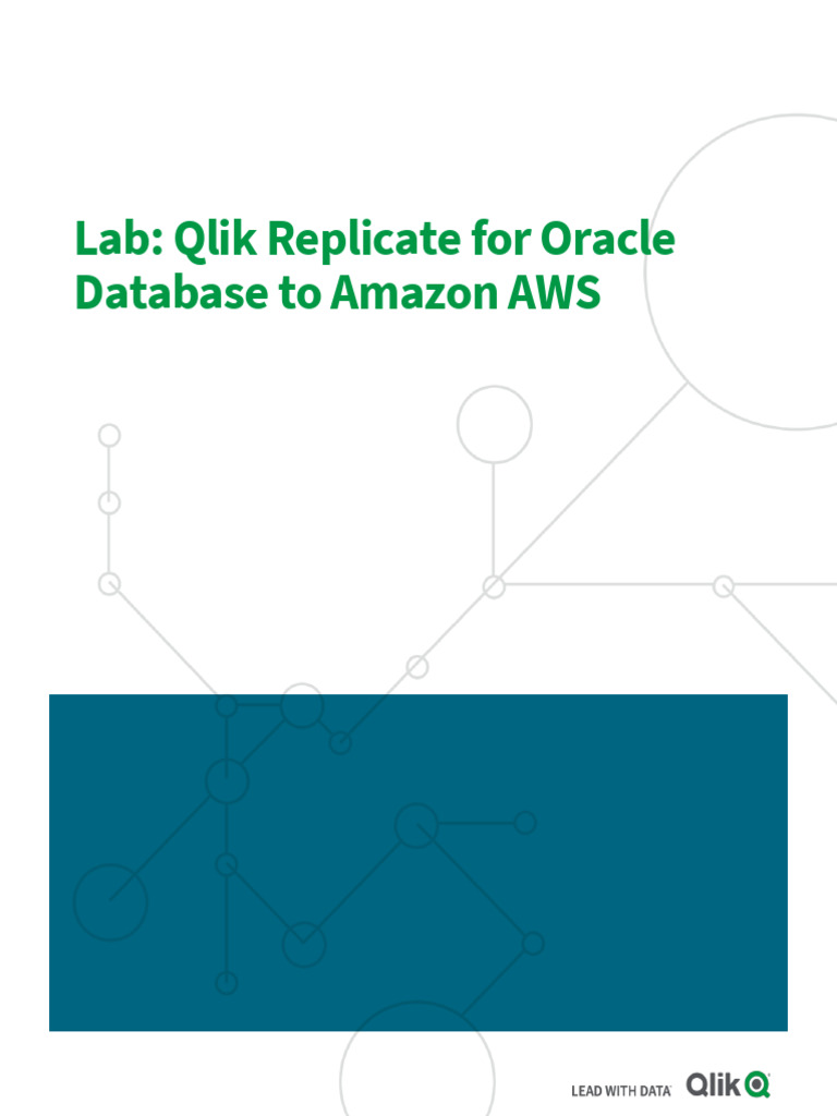 Lab - Qlik Replicate Oracle To Amazon AWS | PDF | Databases | Amazon Web Services