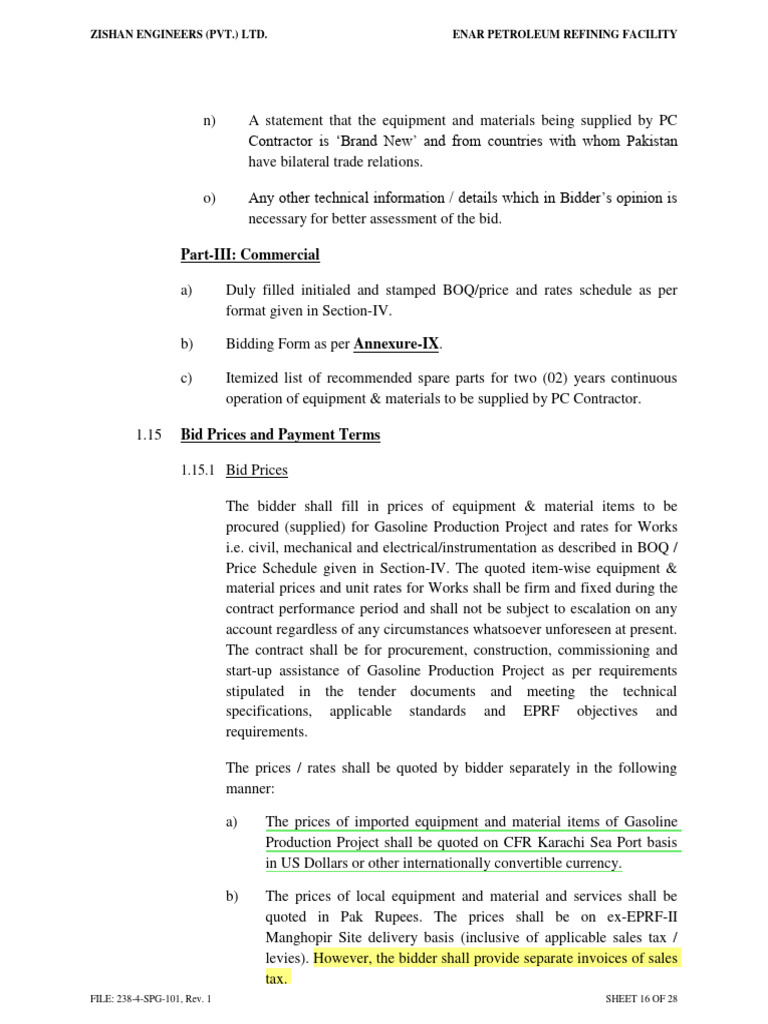 Pages From 238-4-SPG-101, Rev. 1-2 - Part5 | PDF | Prices | Economies