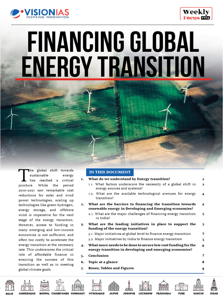 0d410 Financing Global Energy Transition | PDF | Renewable Energy ...