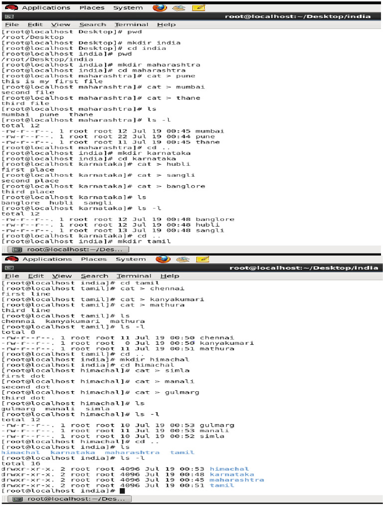 Linux India Cammand | PDF