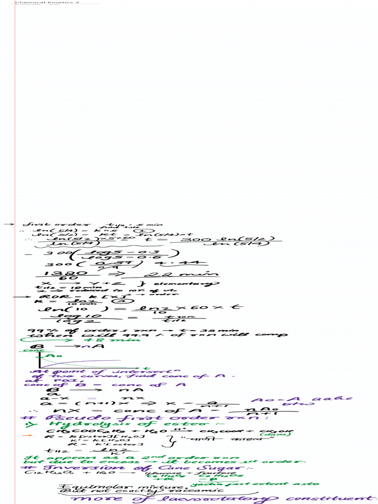 Chemical Kinetics 3 Pdf