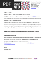 NSFAS Appeal Motivation Letter 2024 | PDF