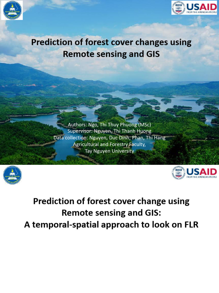 Prediction of Forest Cover Changes Using Remote Sensing and GIS | PDF ...