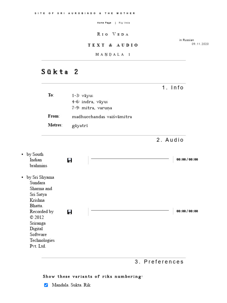 Rig Veda Mandala 1 Sukta 2 Analysis | PDF | Vedas | Truth