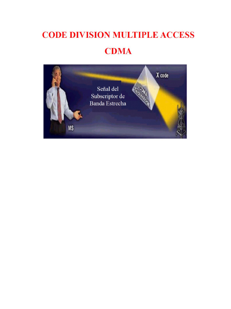 CDMA | PDF