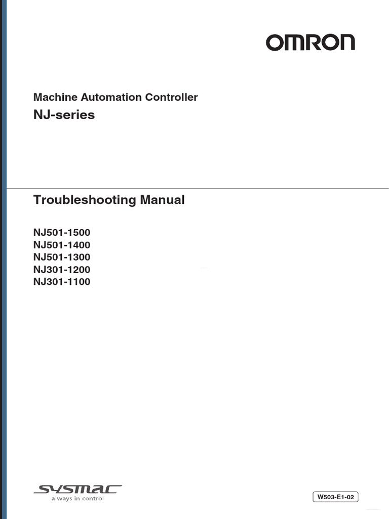 NJ301-1200 Omron | PDF | Electromagnetic Compatibility | Computer Programming