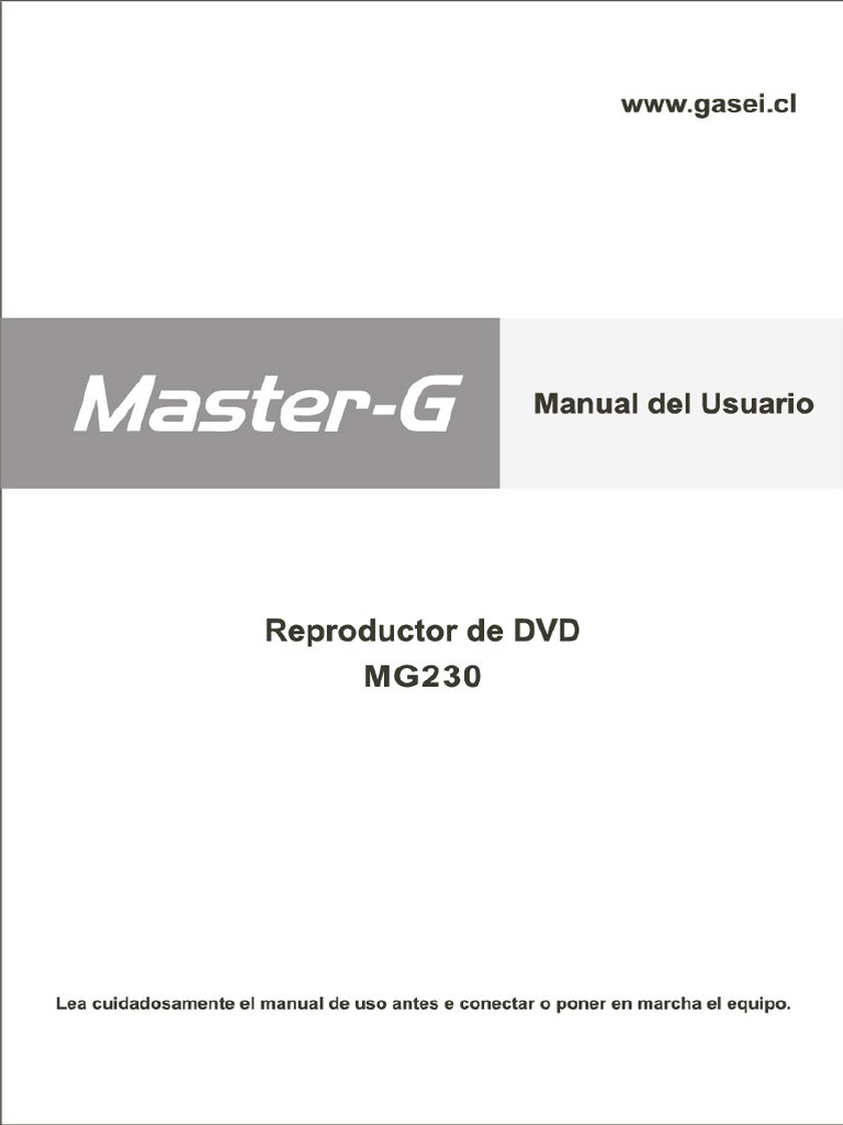 MG230-Manual | PDF