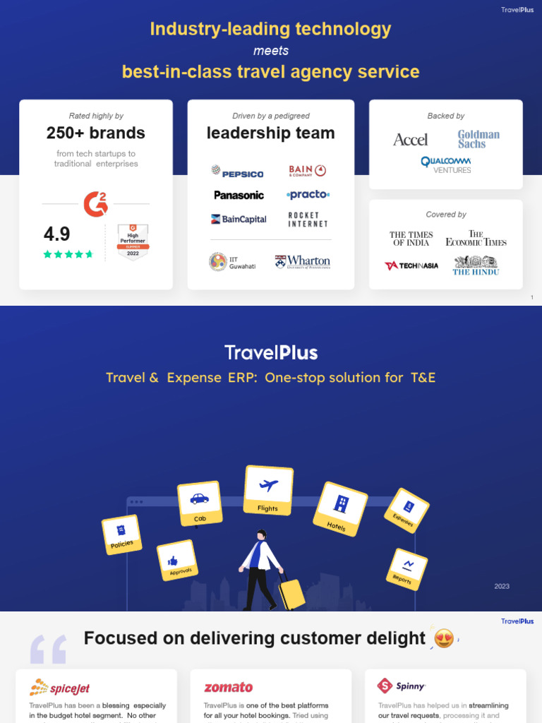 TravelPlus: Streamlined Corporate Travel Solutions | PDF | Economies ...