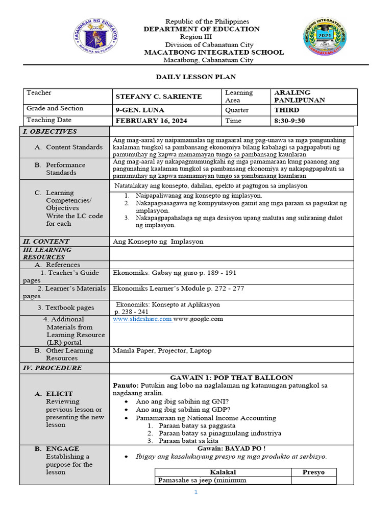 3rd - COT - 2023-2024 | PDF