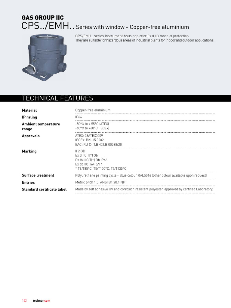 Technor Cps-emh En | PDF