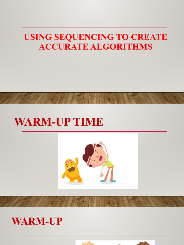 Sequencing Algorithms in Scratch | PDF | Career & Growth | Art