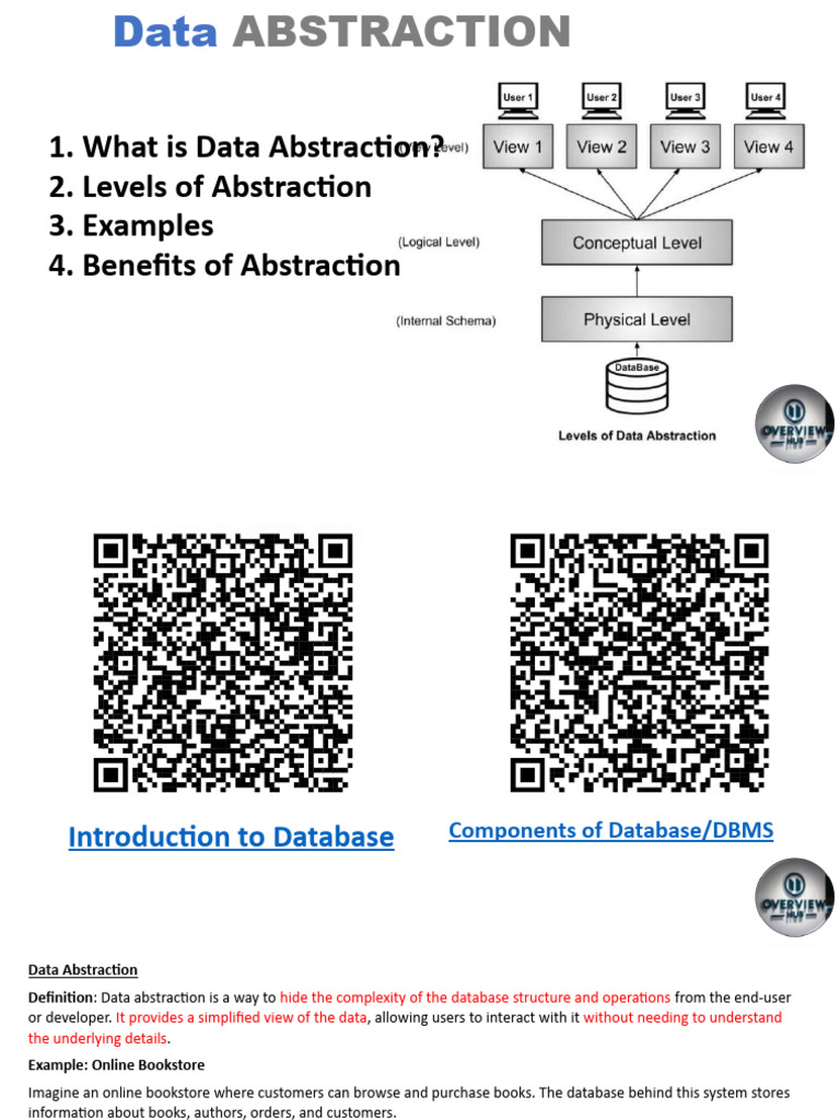 Database Abstraction | PDF | Databases | Abstraction (Computer Science)