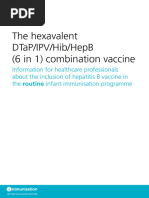 Hexyon Leaflet | PDF | Vaccines | Infection