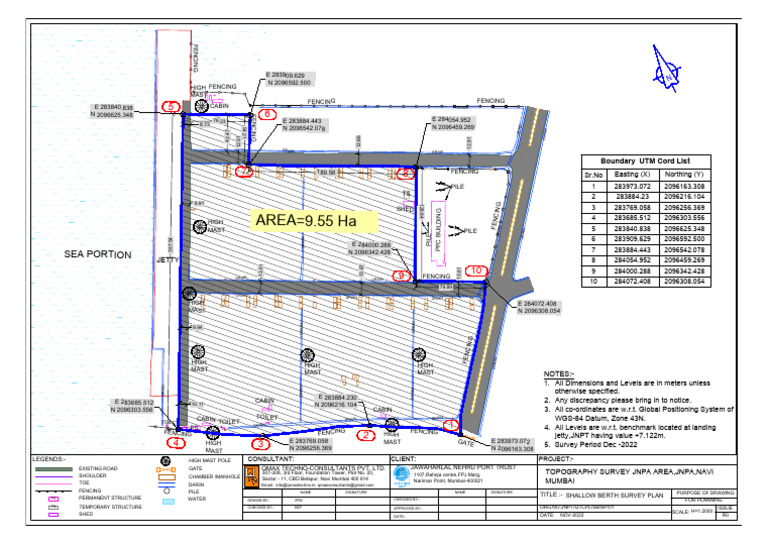 Shallow Berth Survey Plan R1 | PDF | Geophysics | Geographic Data And ...