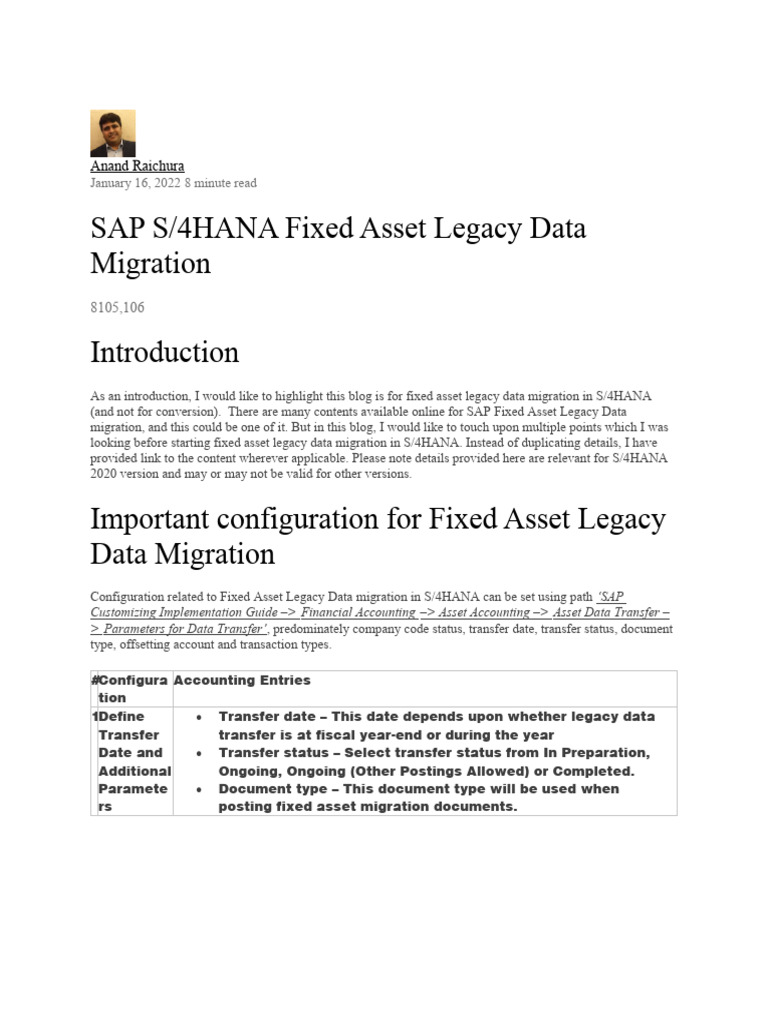 asset migration | PDF | Depreciation | Accounting