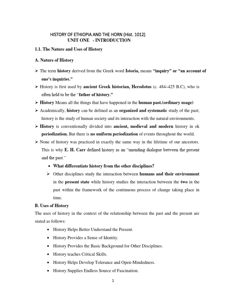 Ethiopian History Overview | PDF | Primary Sources | Homo