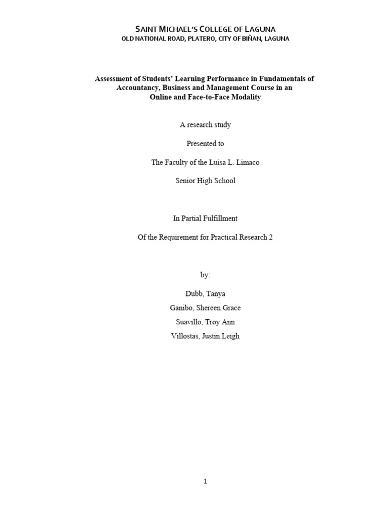 Prac Res 2 - Task 4 Chapter 1 - Group 4 | PDF | Educational Technology | Learning