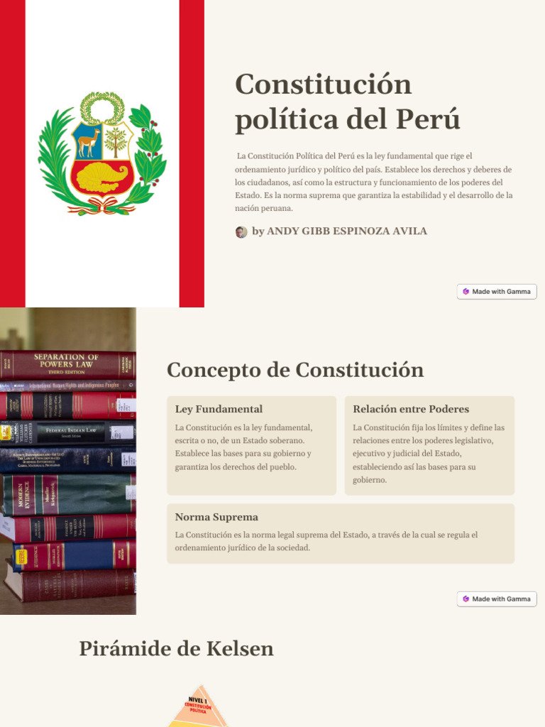 Constitucion Politica Del Peru | PDF | Constitución | Estado (política)