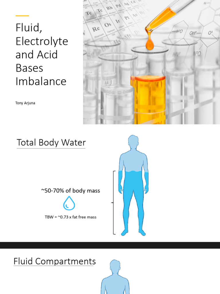 Fluid and Electrolyte Imbalance | PDF | Physiology | Clinical Medicine