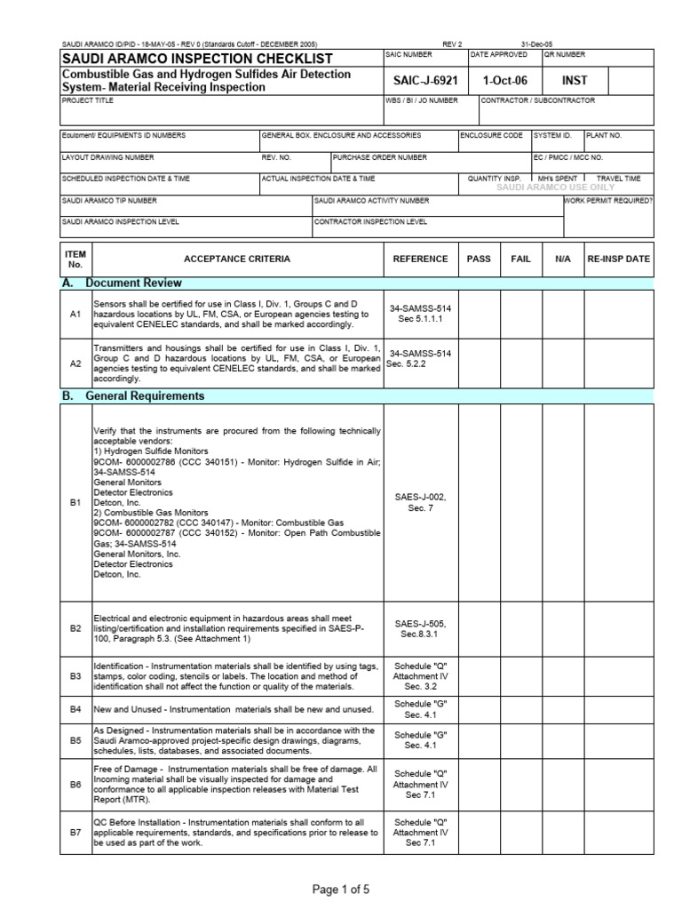 SAIC-J-6921 - Rev 2 | PDF | Technology & Engineering