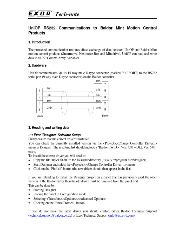 BALDORCONTROLLERS | PDF | Computer Architecture | Computer Science