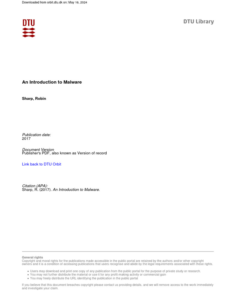 Malware | PDF | Computer Virus | Malware