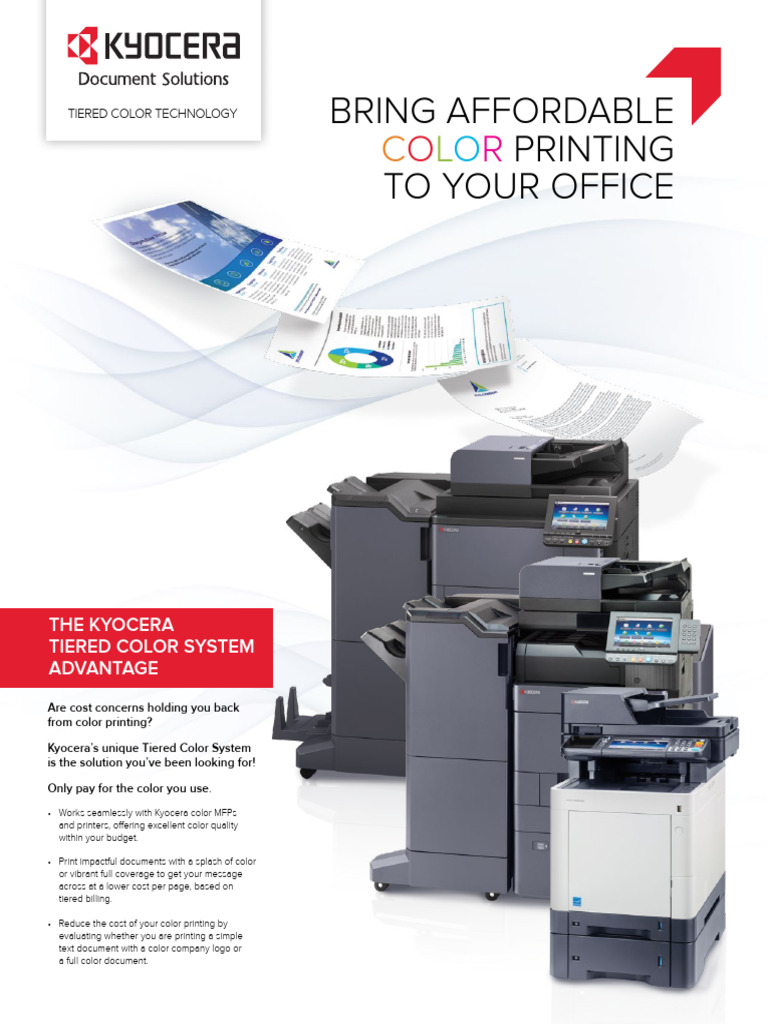 Kyocera - Tiered Color System | PDF | Printer (Computing)