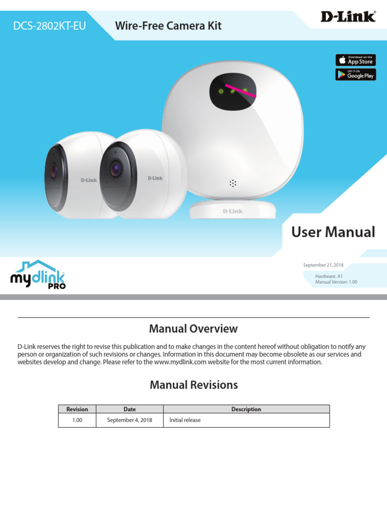 D Link Pro Wirefree Camera Collectie | PDF | Usb | Mobile App