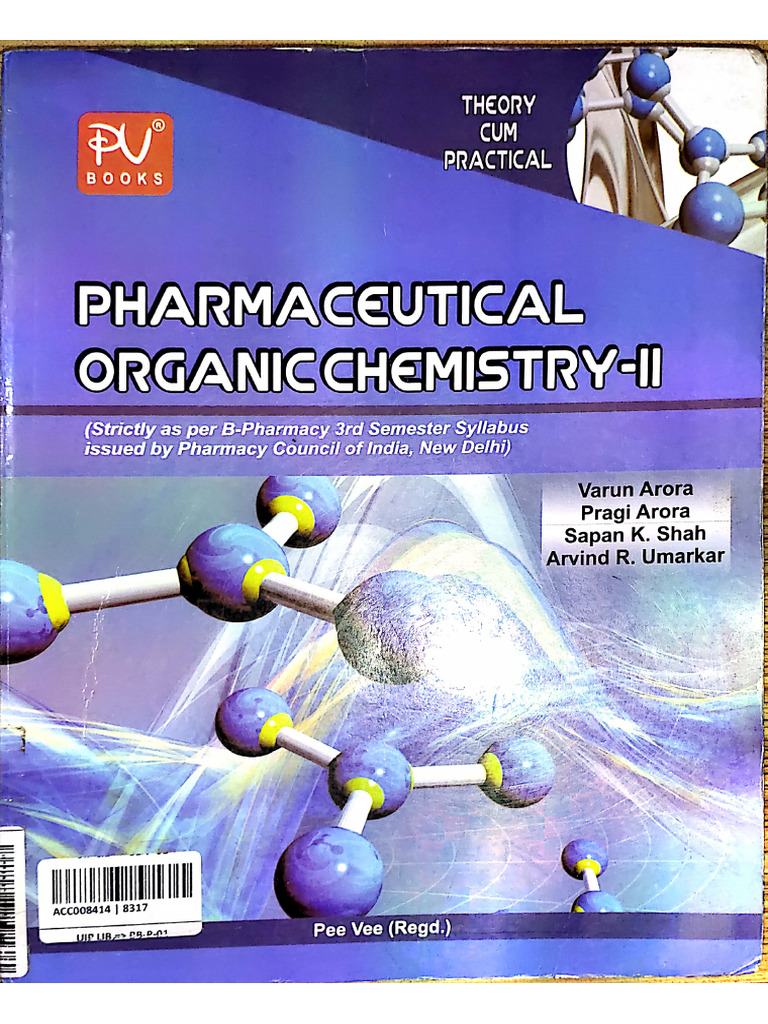 PharmaLite.in Pharmaceutical Organic Chemistry - II (PV Publication) | PDF
