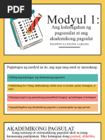 Pagsulat Sa Piling Larang PPT 1 | PDF