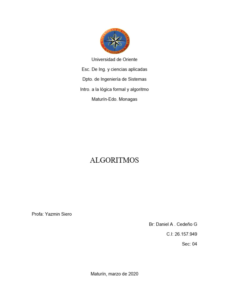 Algoritmos básicos en pseudocódigo | PDF | Algoritmos | Matemáticas