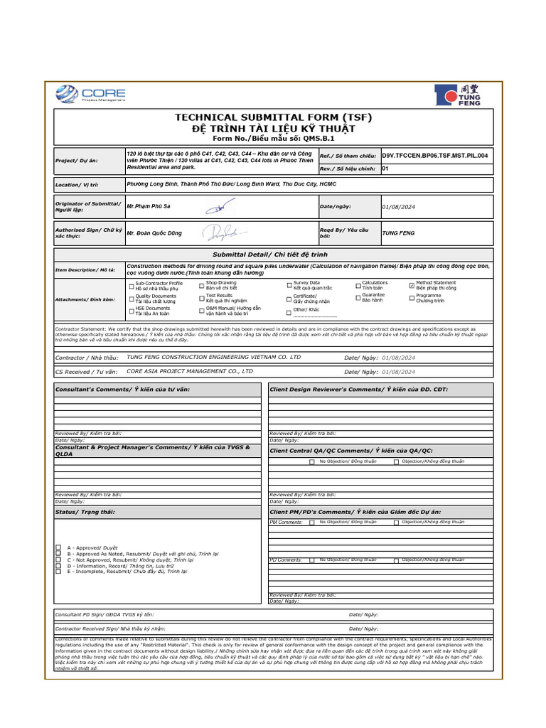 D9V.tfccEN - bp06.TSF - mst.PIL.004.01 - Construction Methods For Driving Round and Square Piles ...