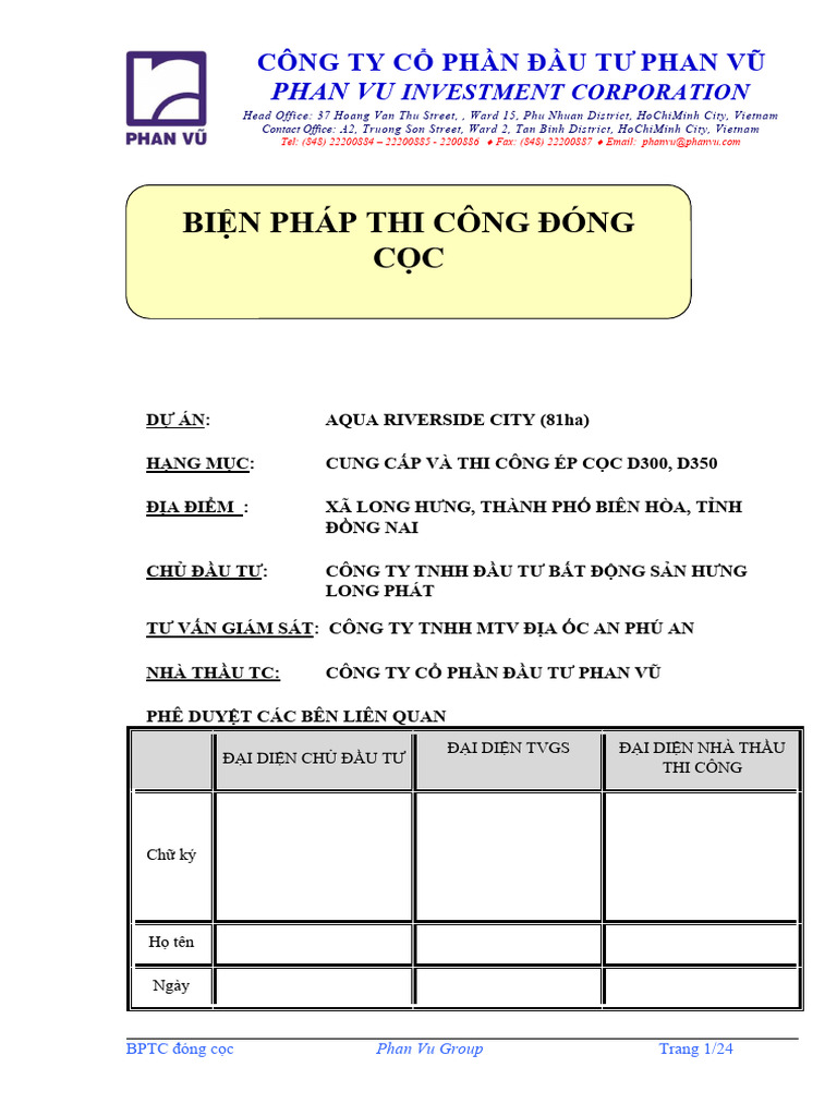 4.BPTC Dong Coc - Aqua City | PDF