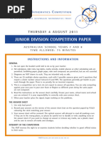 2022 APSMO | PDF | Mathematics