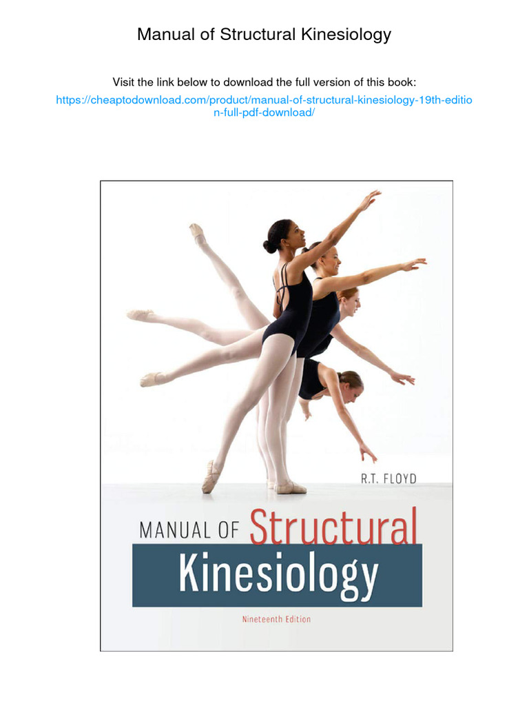 Manual of Structural Kinesiology 19th Edition | PDF | Anatomical Terms ...
