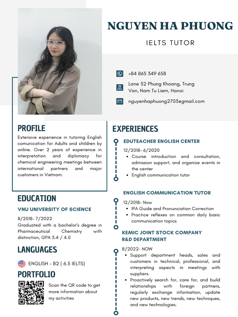 CV-IELTS Tutor | PDF