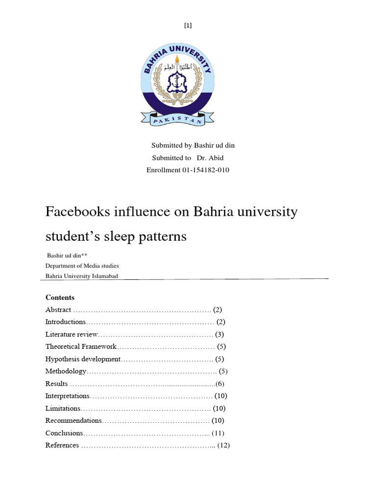 Thesis Pattern | PDF | Social Media | Popular Culture & Media Studies