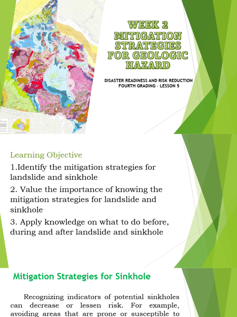 DRRR Q4 Lesson5 | PDF | Sinkhole | Landslide