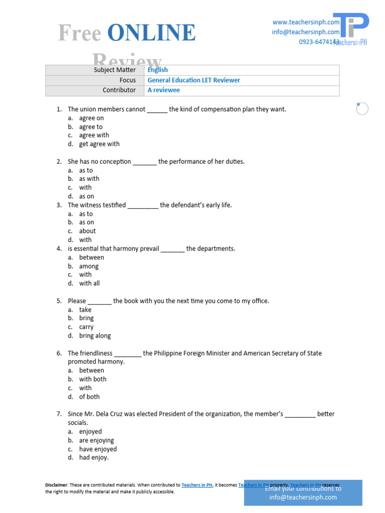 Let Eng English 3 | PDF