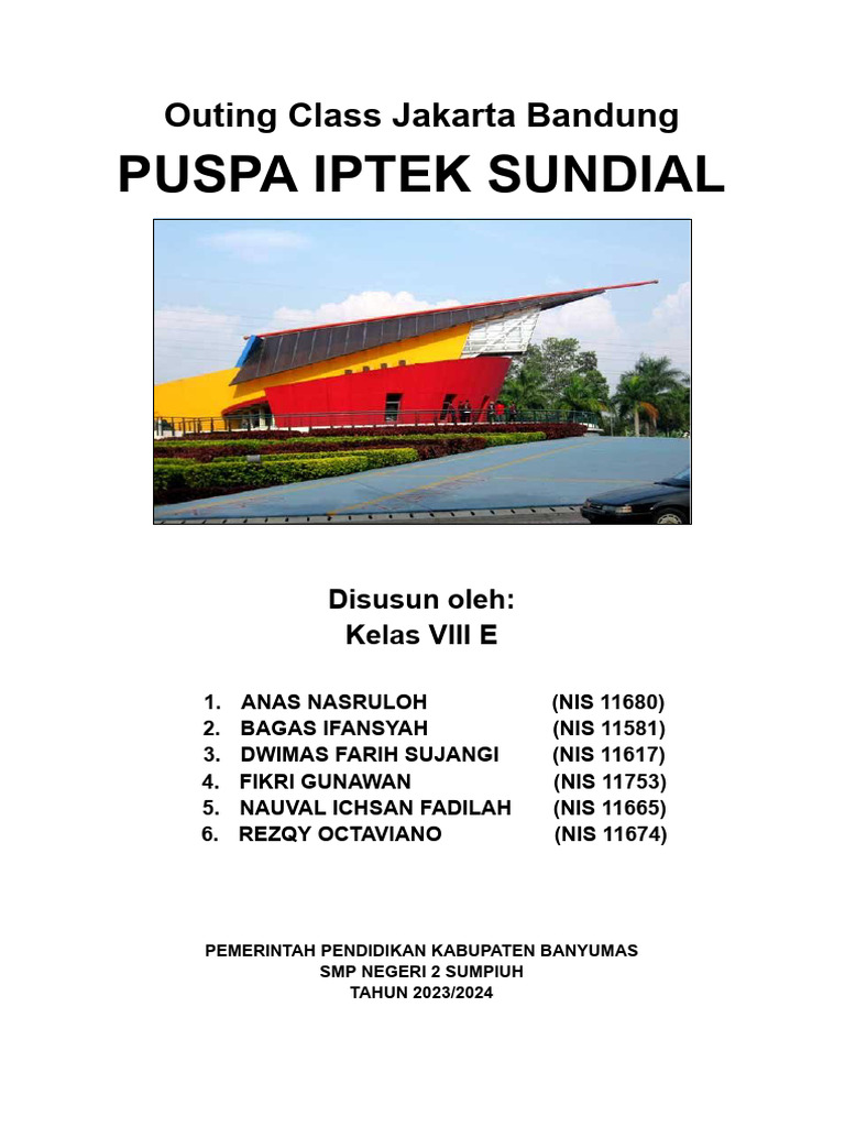 Puspa Iptek Sundial: Wisata Edukasi Bandung | PDF